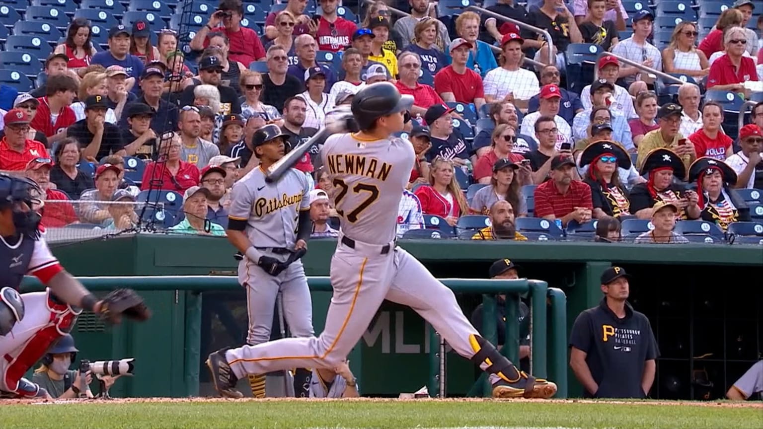 Kevin Newman belts a solo homer to left field | 06/14/2021 | Pittsburgh ...