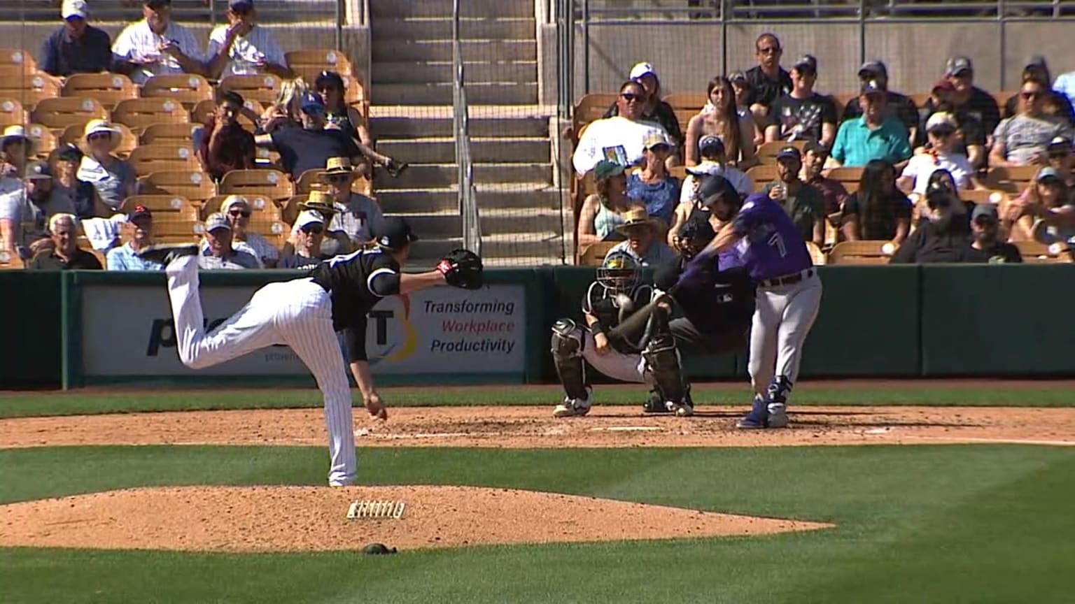 Brendan Rodgers gets two hits against White Sox | 03/05/2020 | Colorado ...