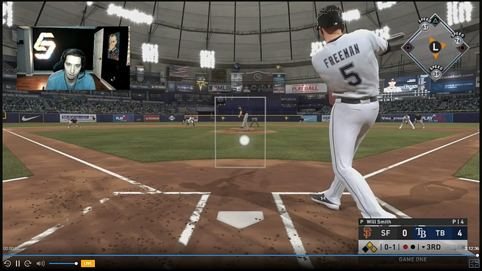 Luke Jackson homers in The Show as Freddie Freeman | 04/13/2020 ...