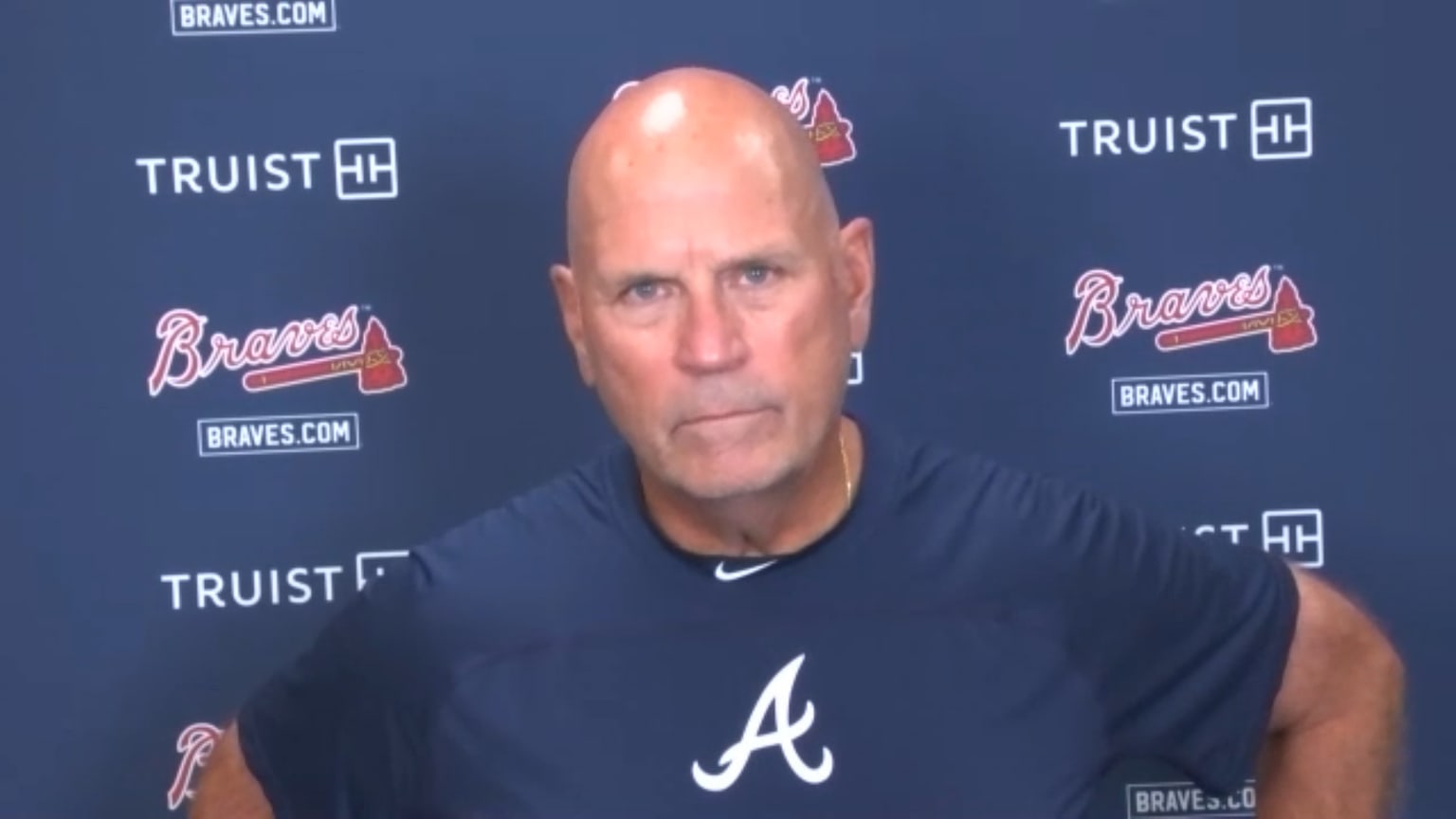 Brian Snitker on Braves' 10-1 win vs. Blue Jays | 08/04/2020 | Atlanta ...