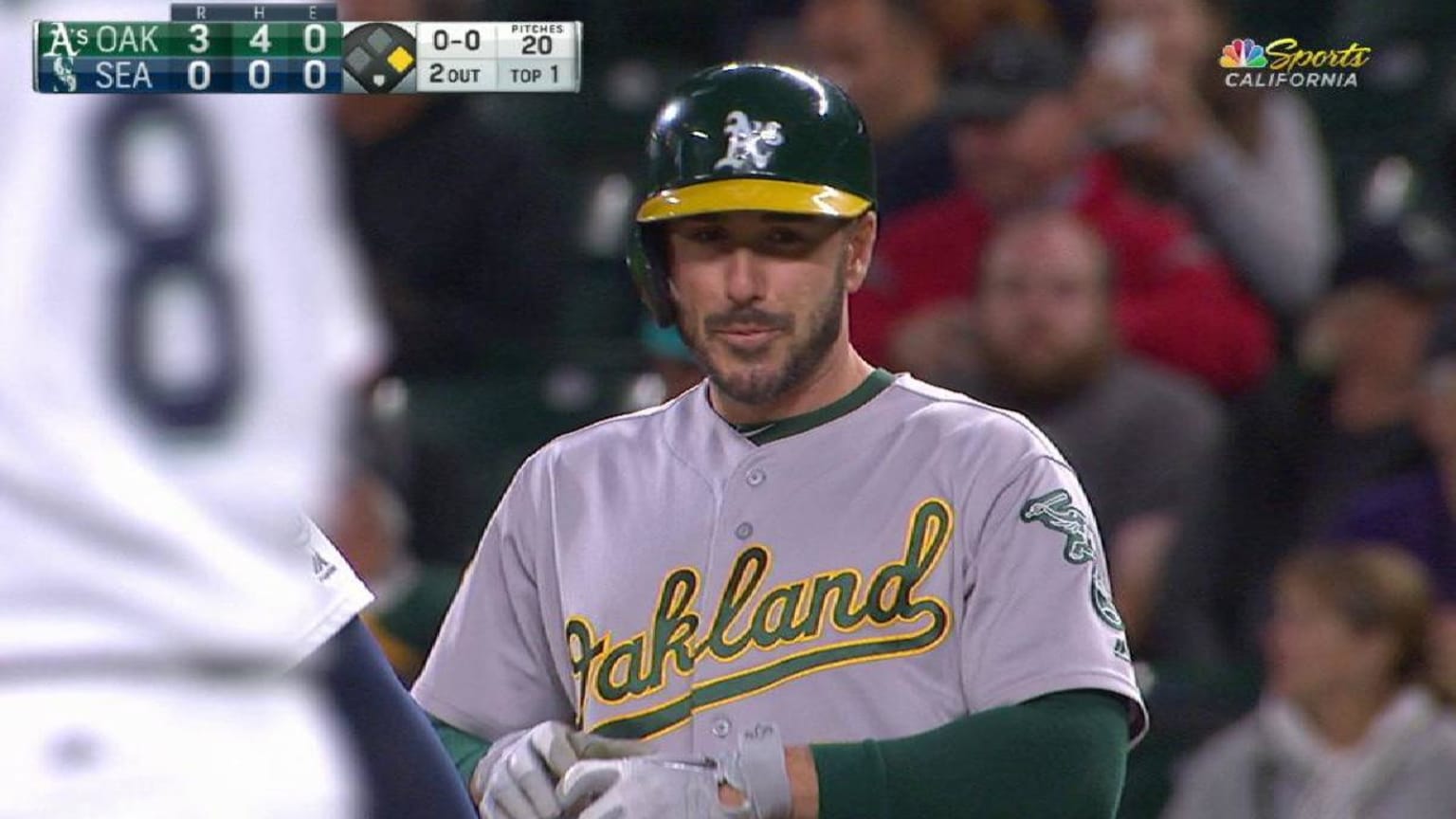 OAK@SEA: Joyce plates 2 with a single in the 1st | 09/25/2018 | Athletics