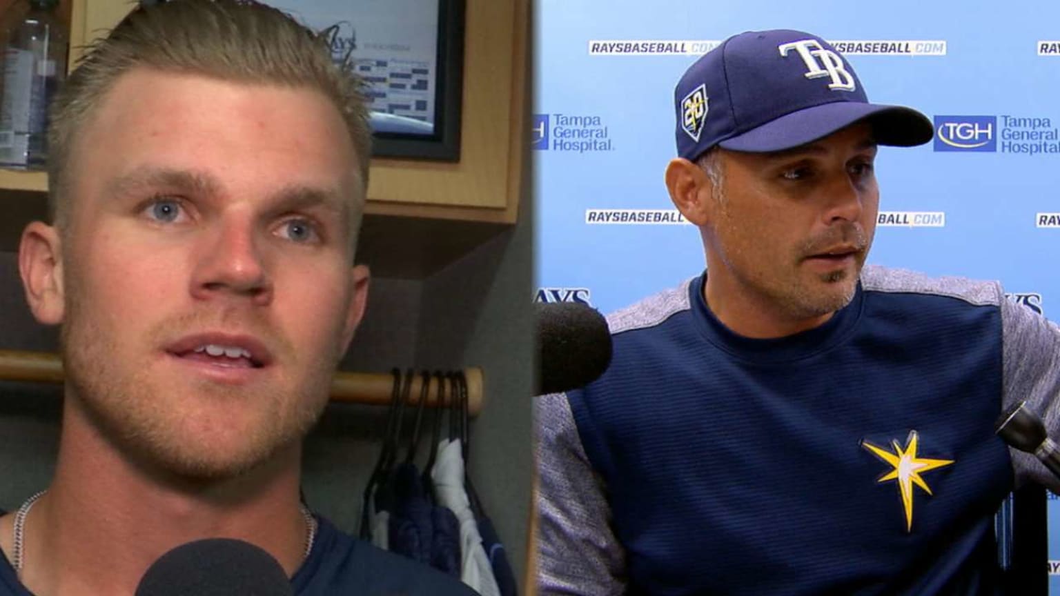 SEA@TB: Bauers, Cash on Bauers' Major League debut | 06/07/2018 | Tampa ...