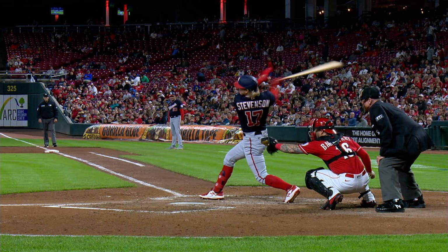 Andrew Stevenson singles home two on a hit to center | 09/25/2021 ...