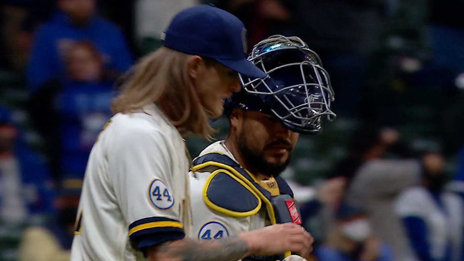 Josh Hader gets the final out to earn the save | 04/12/2021 | Milwaukee ...