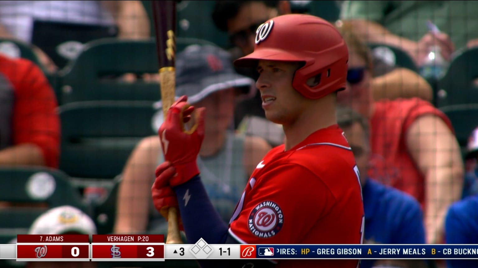 Riley Adams launches a home run to center field | 03/25/2022 ...