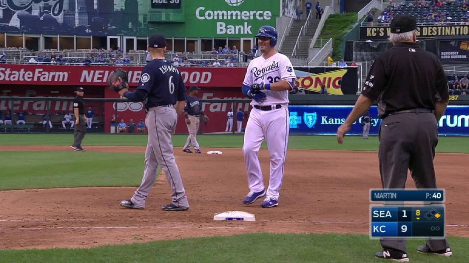 Gallagher's first MLB hit | 08/06/2017 | MLB.com