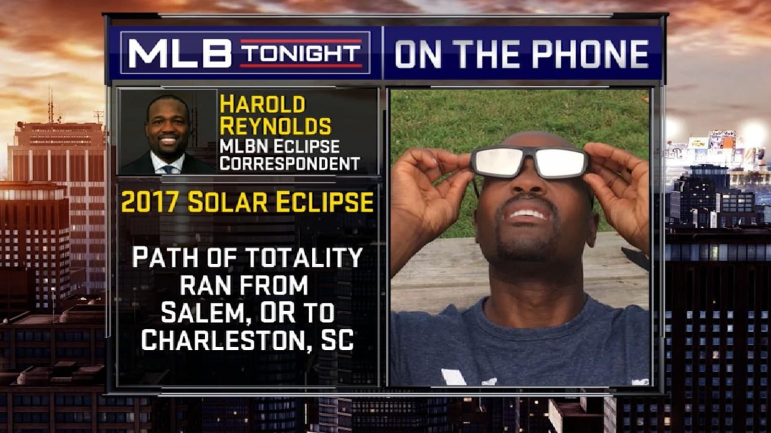 Reynolds on solar eclipse | 08/22/2017 | MLB.com