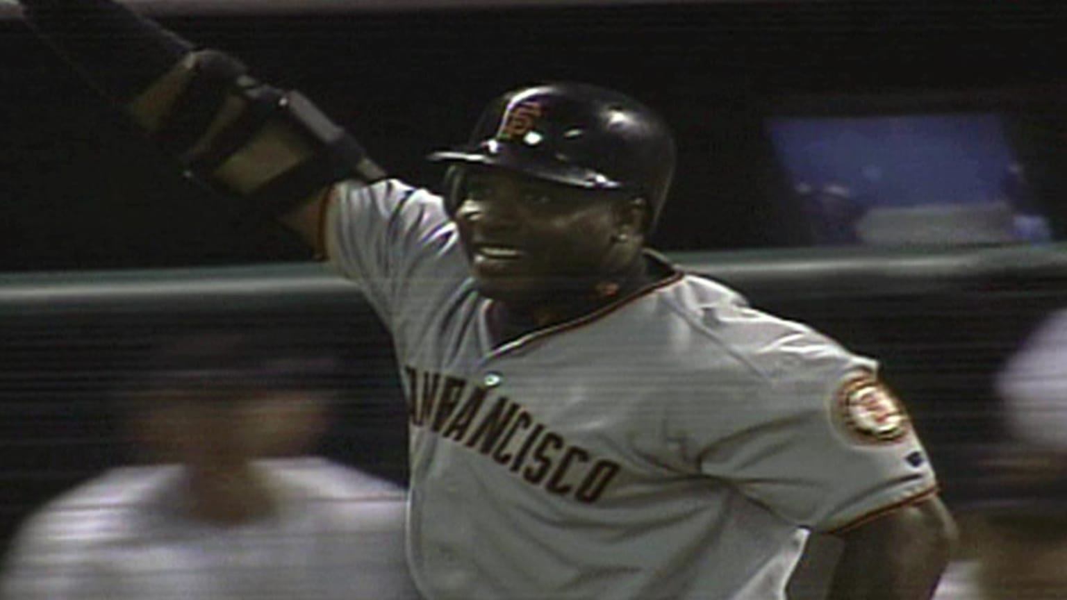 Sf Hou Bonds Hits 70th Homer Ties Mcgwire 10 04 2001 Mlb