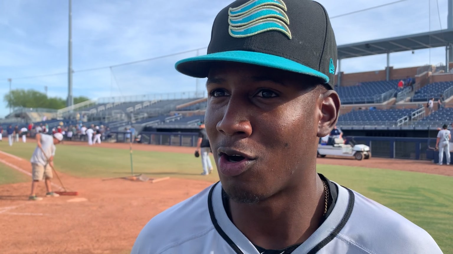 Geraldo Perdomo on his homer in the Fall League | 10/16/2019 | Arizona ...