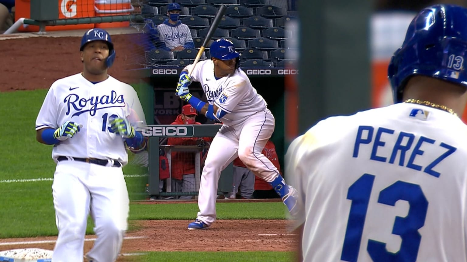 Salvador Perez goes 4-for-4, records 1,000th hit | 04/12/2021 | Arizona ...