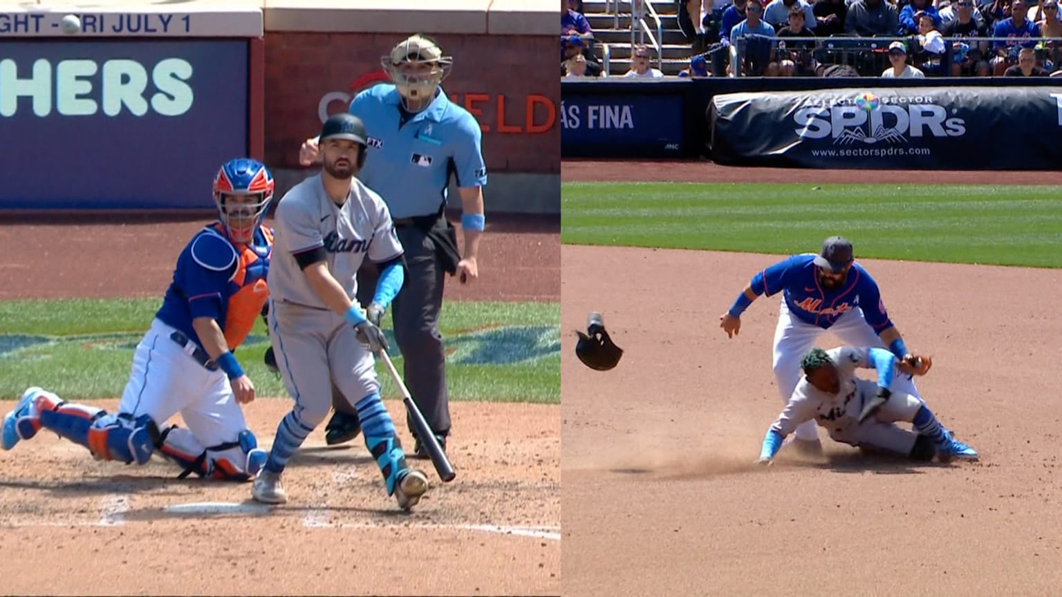 Mets turn a Strike Em' Out Throw Em' Out double play | 06/19/2022 | New ...