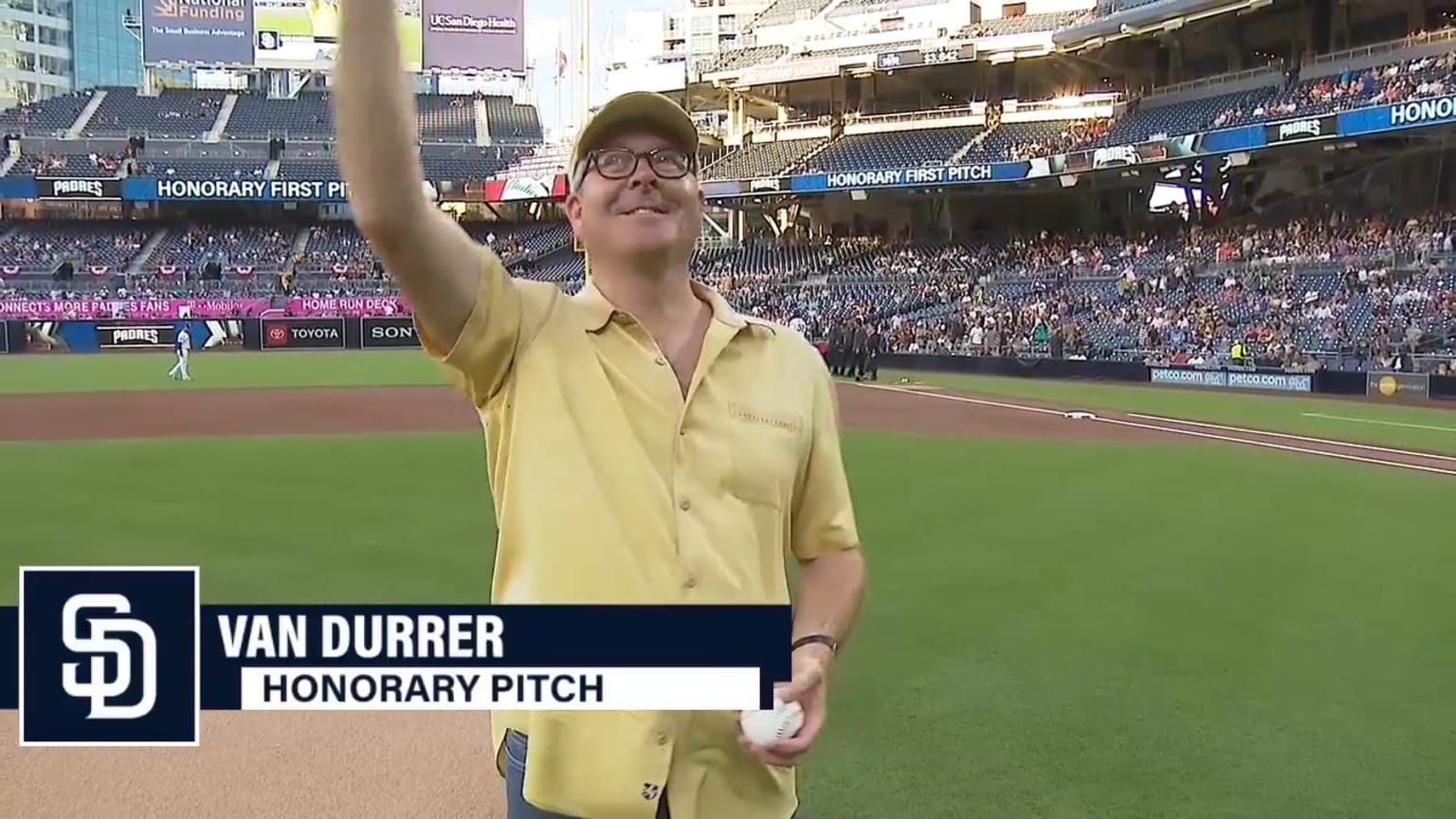 7/29/19: Van Durrer's first pitch | 07/29/2019 | MLB.com