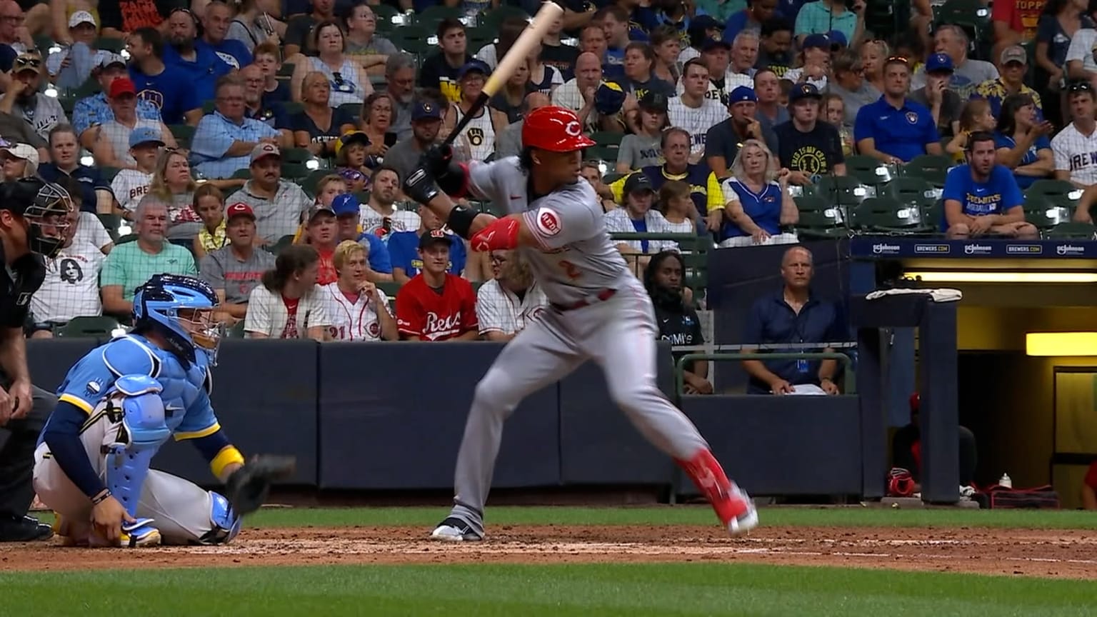 Jose Barrero smashes a solo home run to left center | 08/06/2022 ...