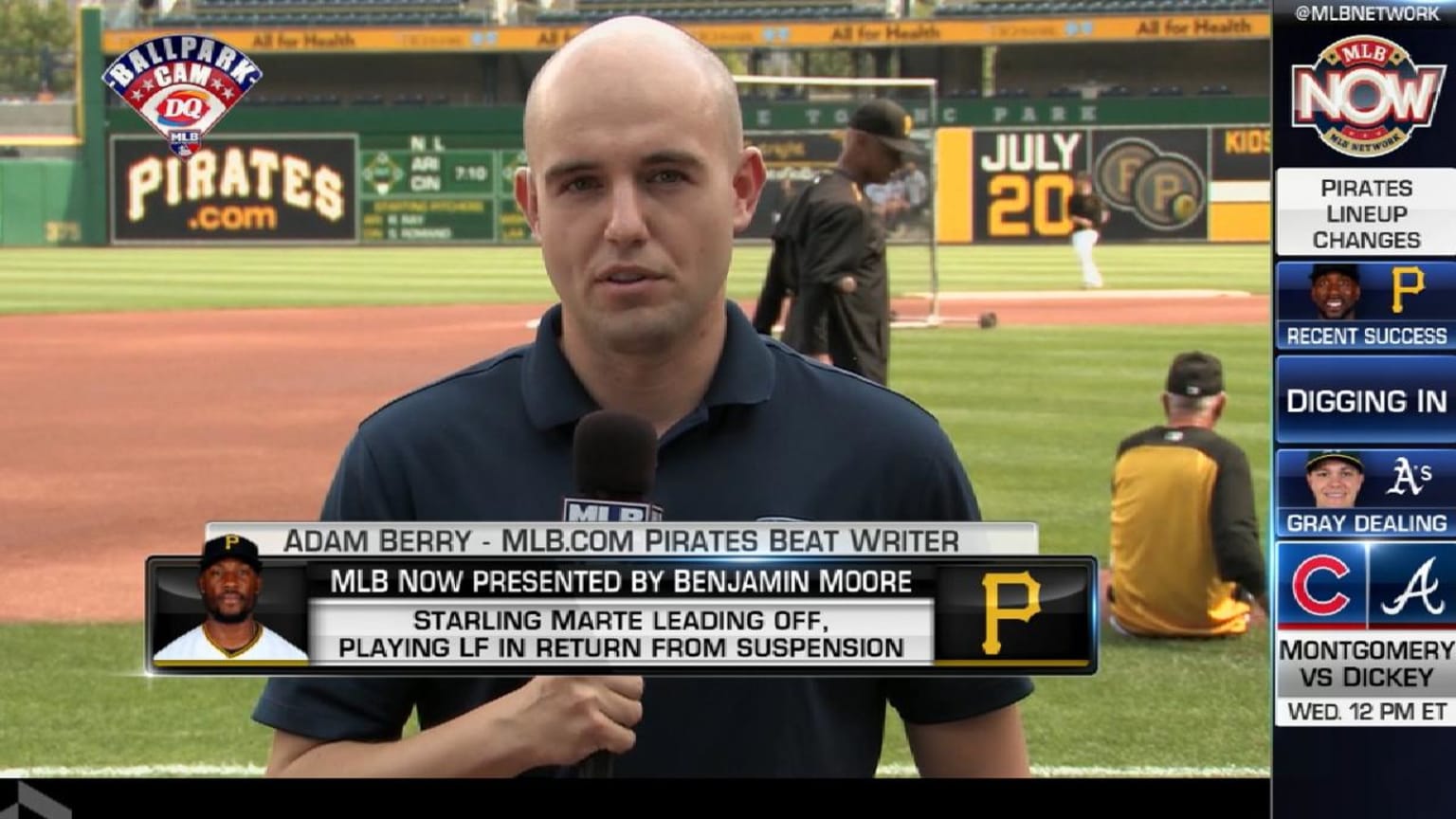 Adam Berry joins MLB Now to discuss Marte's return | 07/19/2017 ...