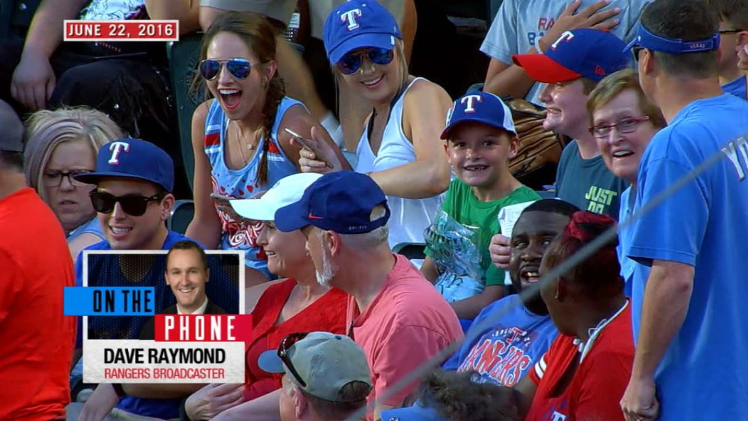 Raymond on son getting foul ball while he called game | 01/09/2017 ...