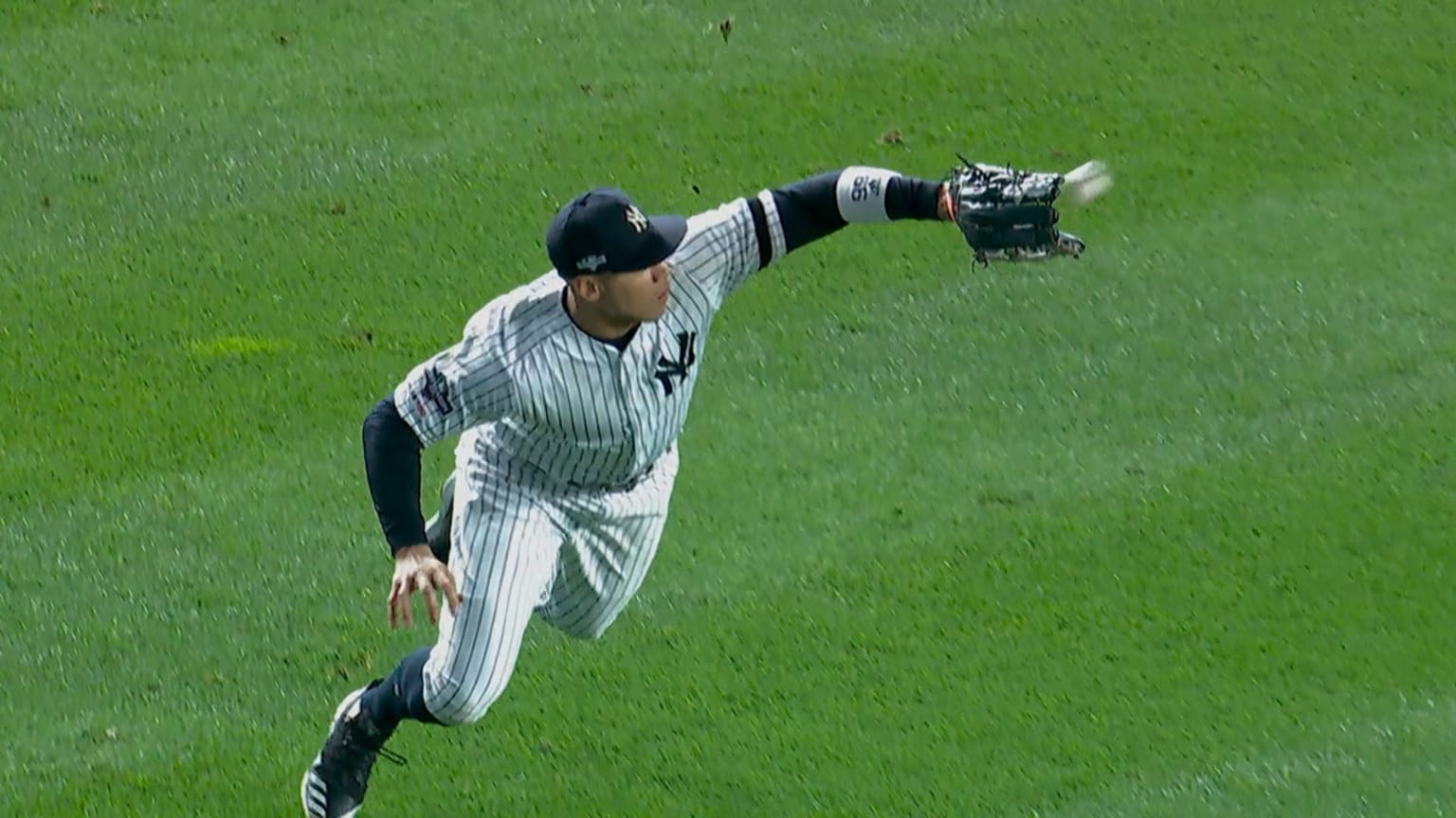 ALCS Gm4: Judge robs Brantley with diving catch | 10/17/2019 | New York ...