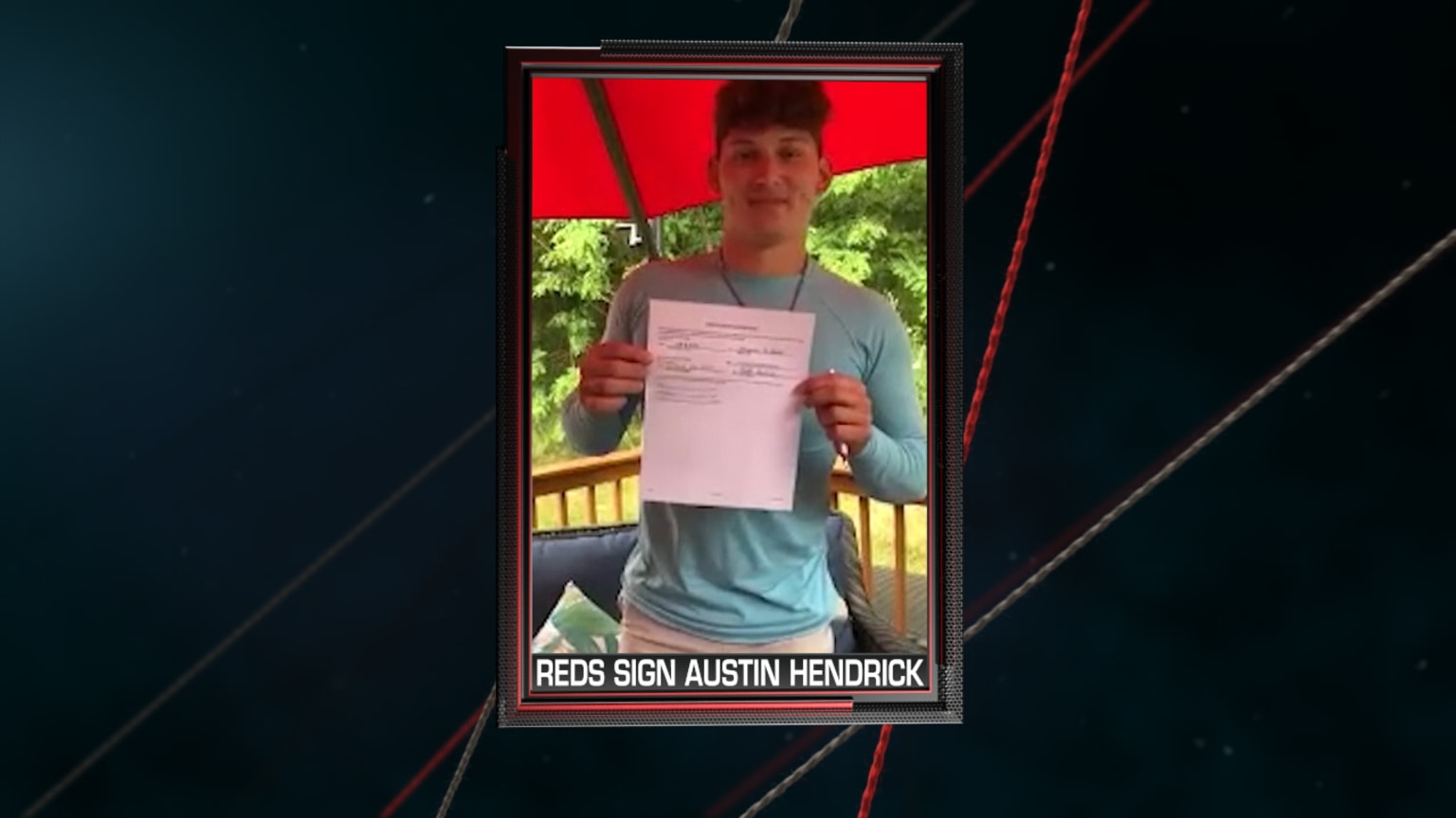 Reds sign No. 12 overall pick Austin Hendrick | 06/26/2020 | Cincinnati ...
