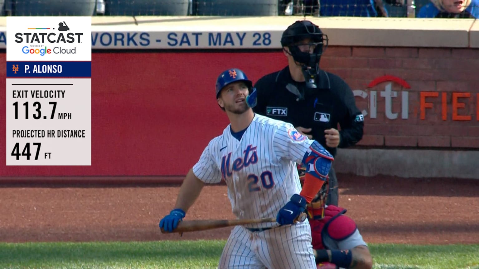Pete Alonso clobbers a 447-foot walk-off home run | 05/19/2022 | Athletics