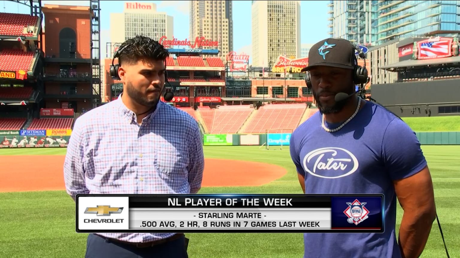 Starling Marte talks winning NL Player of the Week | 06/15/2021 | MLB.com