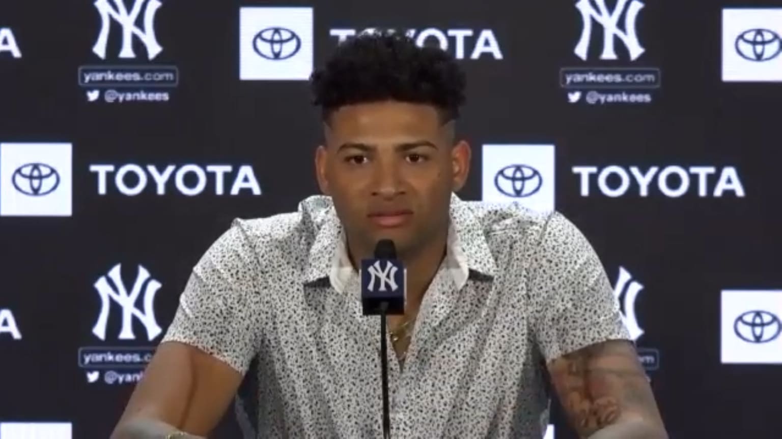 Luis Gil discusses his MLB debut against Orioles | 08/03/2021 | New ...