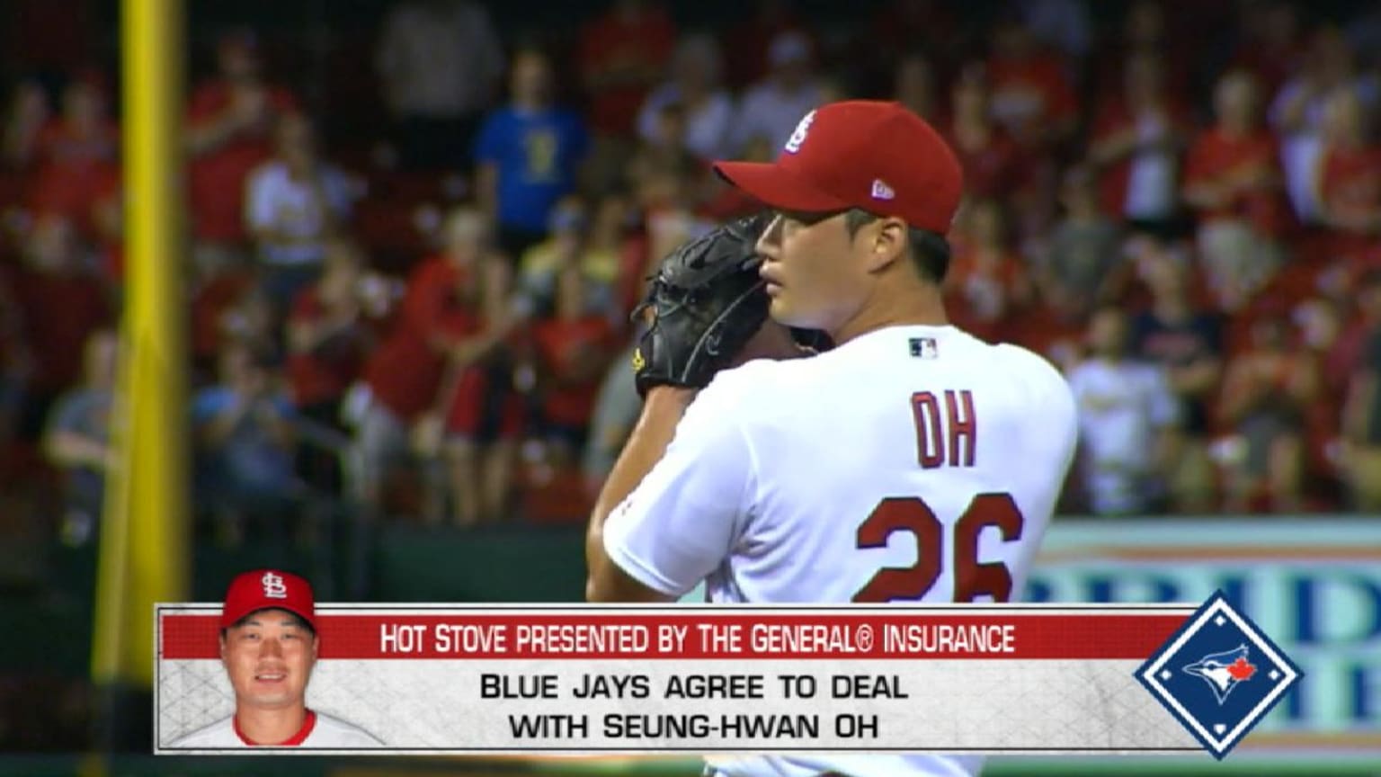 Blue Jays add bullpen depth with Seung Hwan Oh | 02/26/2018 | Toronto ...