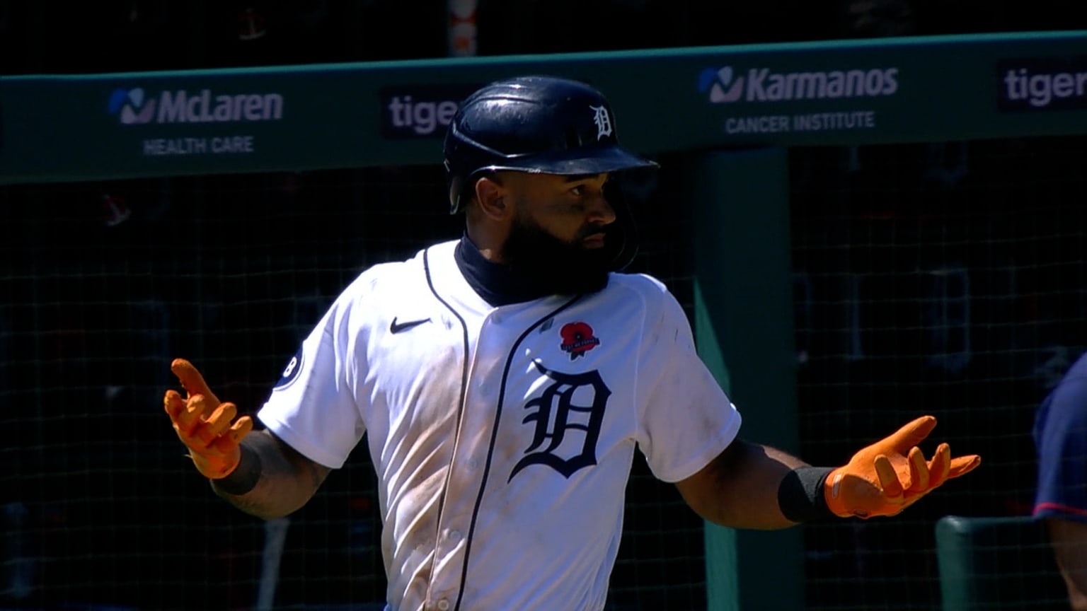Derek Hill almost belts his second homer of day | 05/30/2022 | Detroit ...