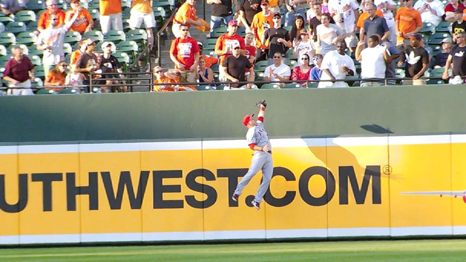 mike trout catch