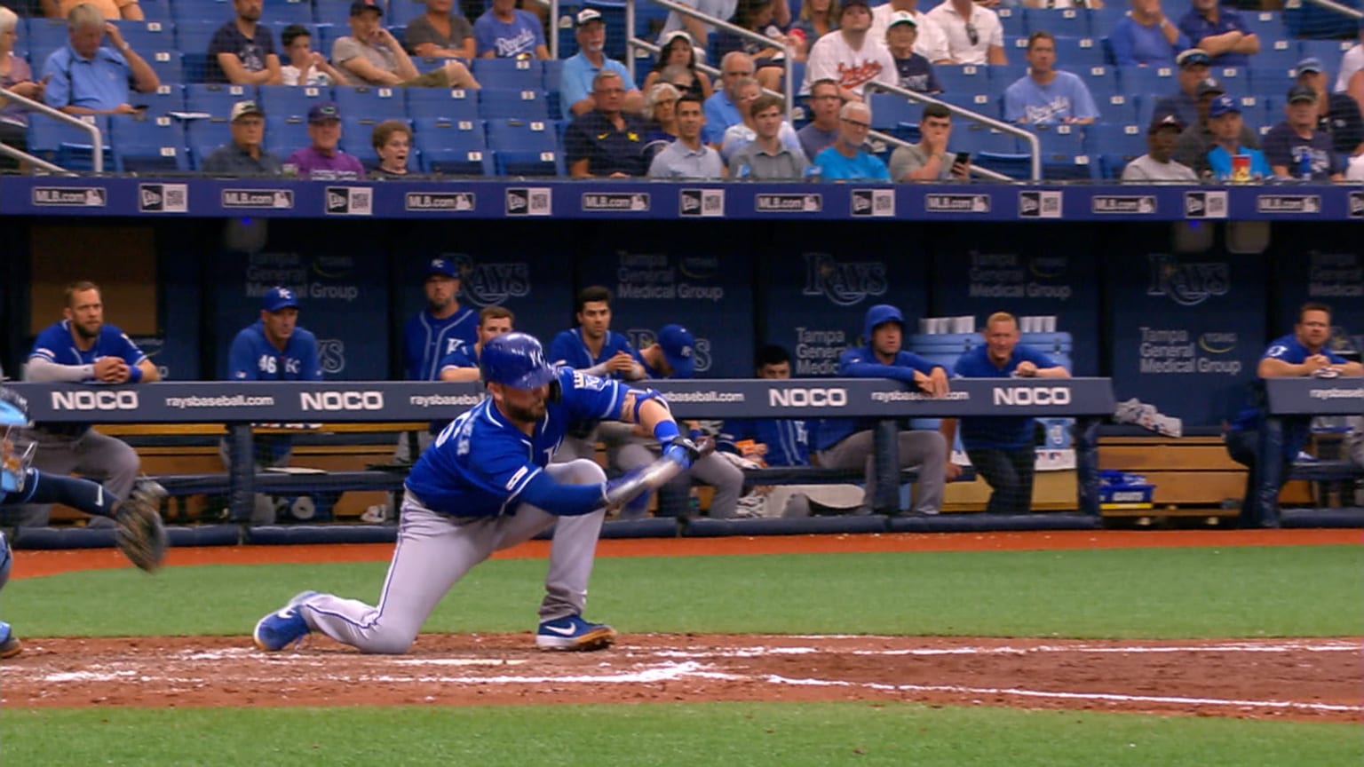 KC@TB: Gallagher plates Owings on a bunt single | 04/24/2019 | Kansas ...