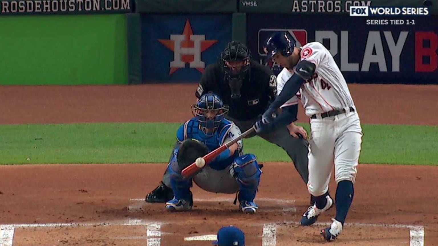 WS2017 Gm3: Springer laces a double to right-center | 10/27/2017 | MLB.com