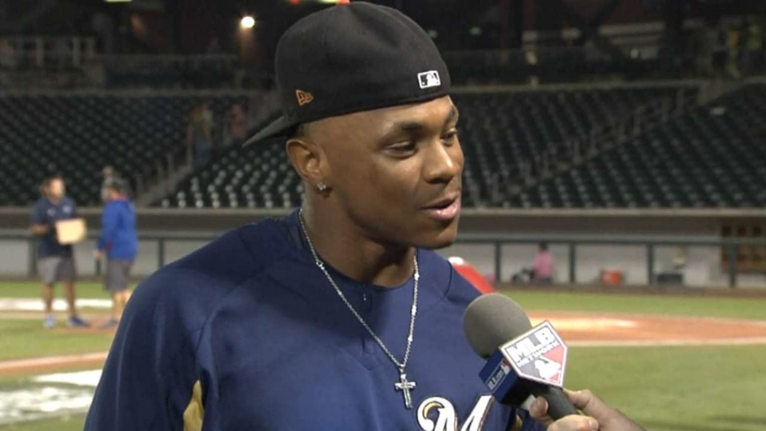 Brewers prospect Ray on Fall League Hitting Challenge | 10/22/2017 ...