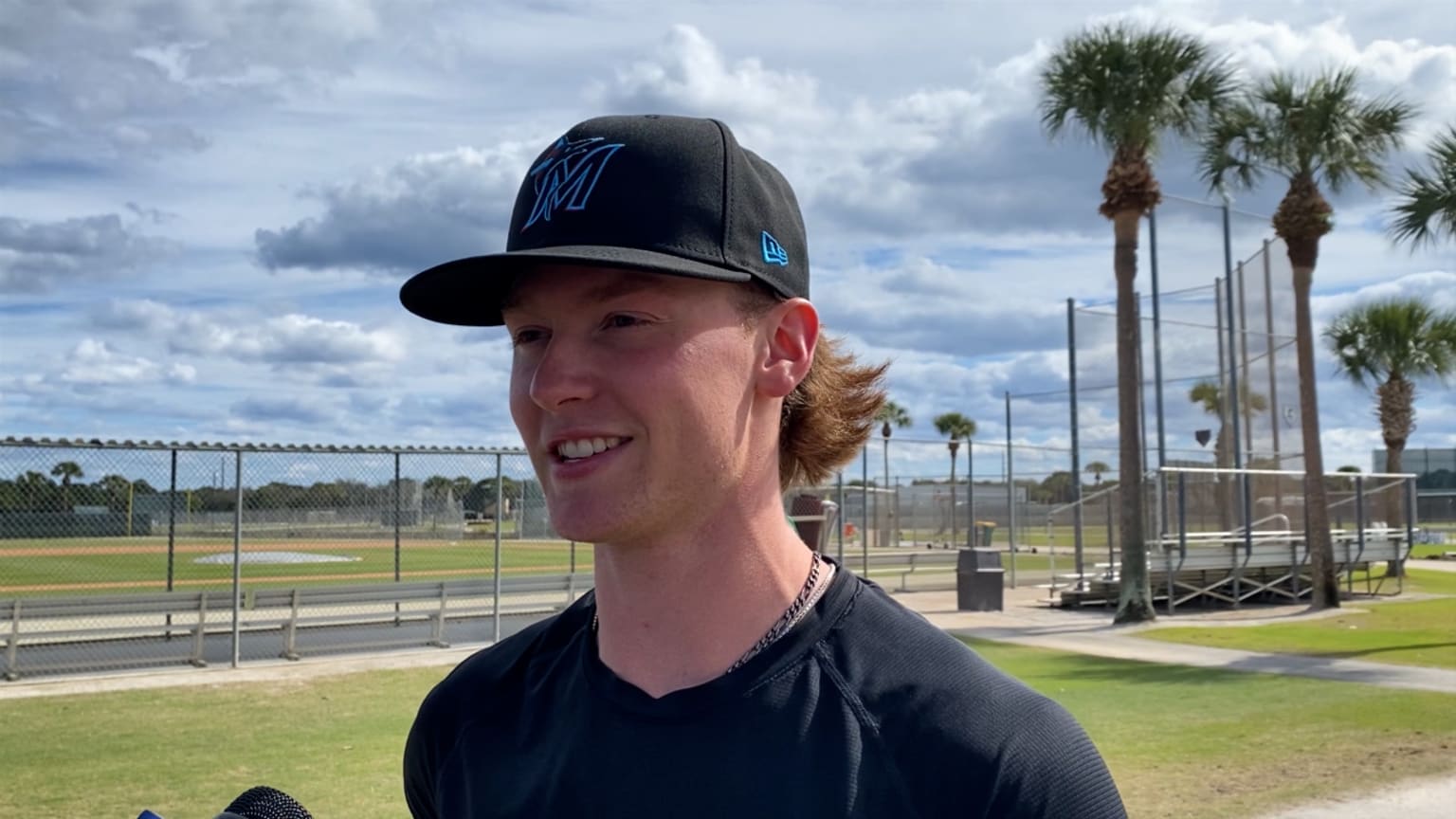 Max Meyer discusses throwing live BP session | 02/01/2022 | MLB.com