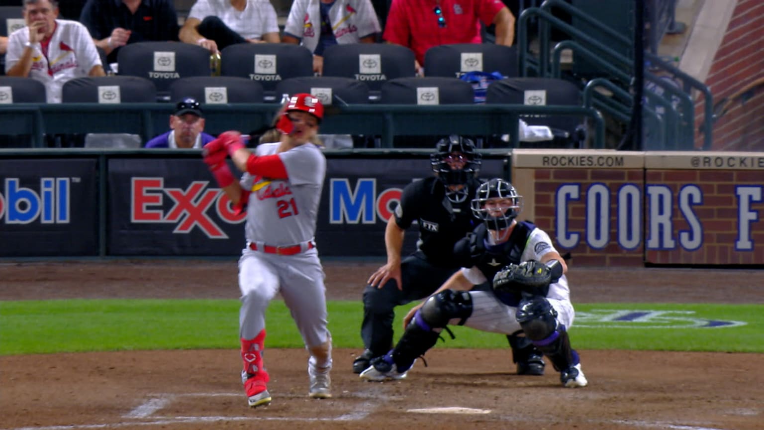 Lars Nootbaar's triples to left to score DeJong | 08/10/2022 | St ...