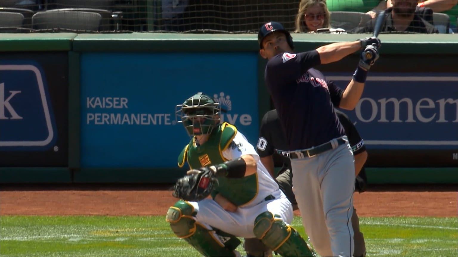 Luke Maile crushes an RBI double to center field | 05/01/2022 ...