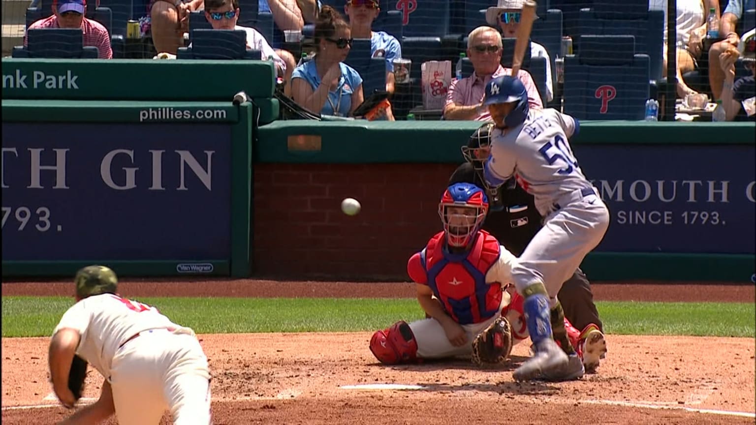 Mookie Betts batea jonrón solitario en el 3ro | 22/05/2022 | Los Dodgers de Los Angeles