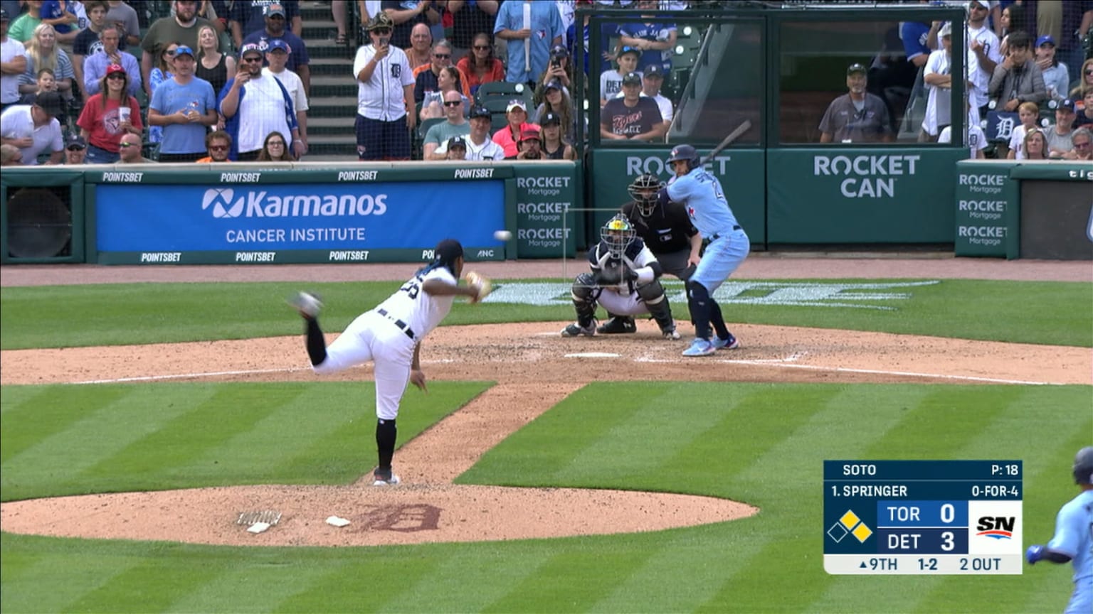 George Springer plates Gabriel Moreno with a single | 06/11/2022 ...