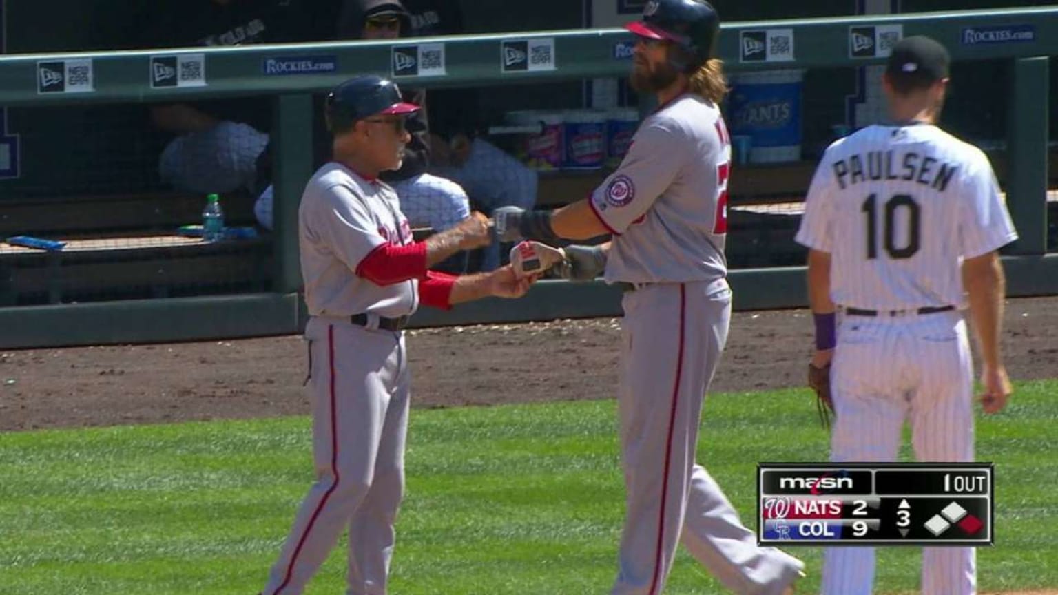 WSH@COL: Werth reaches base in 45th straight game | 08/17/2016 ...