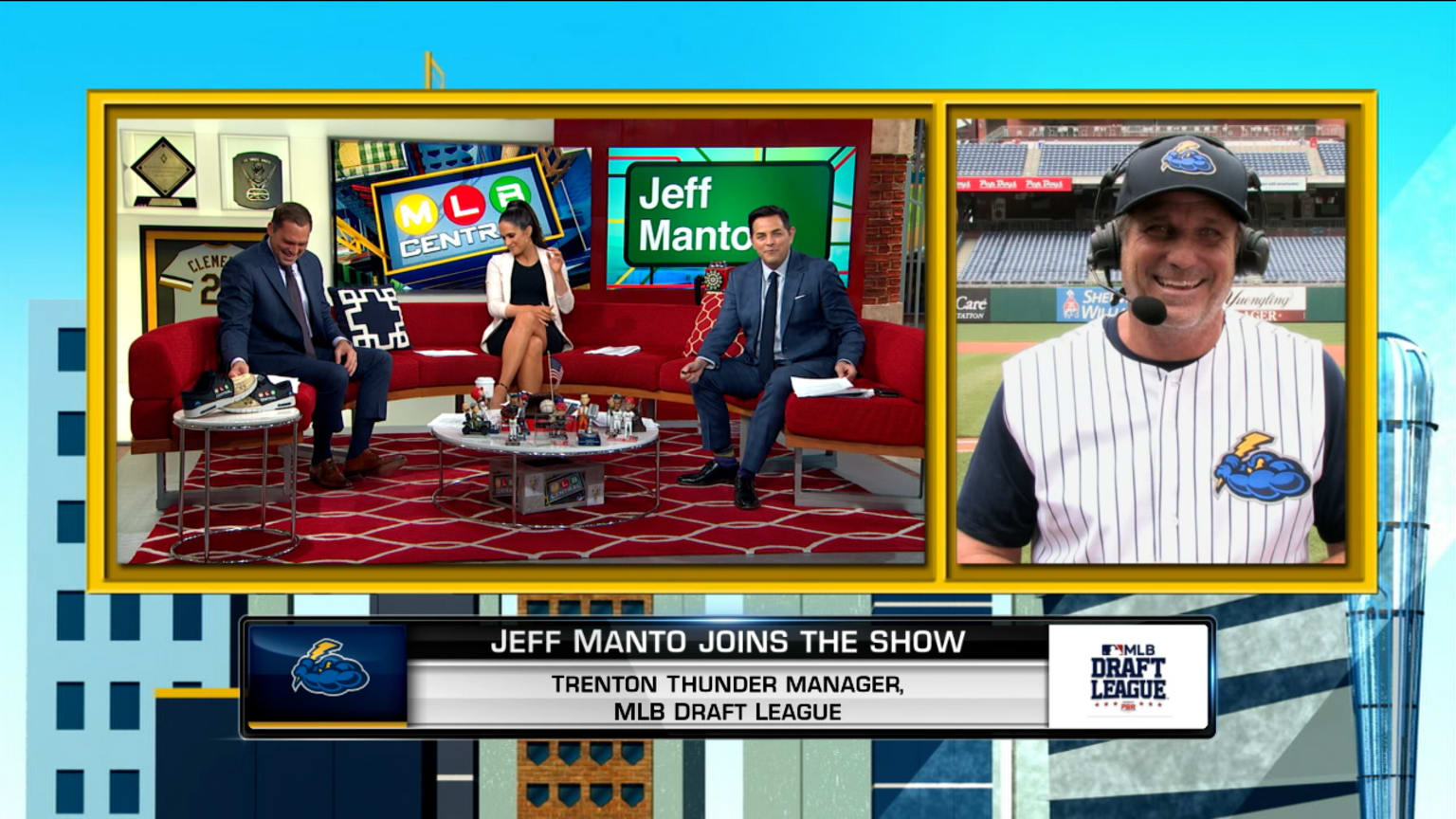 Trenton Thunder manager Manto on MLB Draft League | 05/25/2021 ...