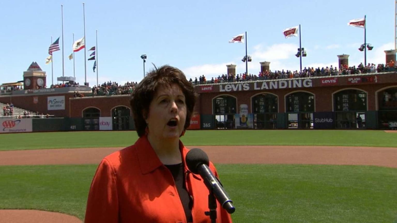 5/19/18 national anthem: Susan Squires-Cox | 05/19/2018 | San Francisco ...