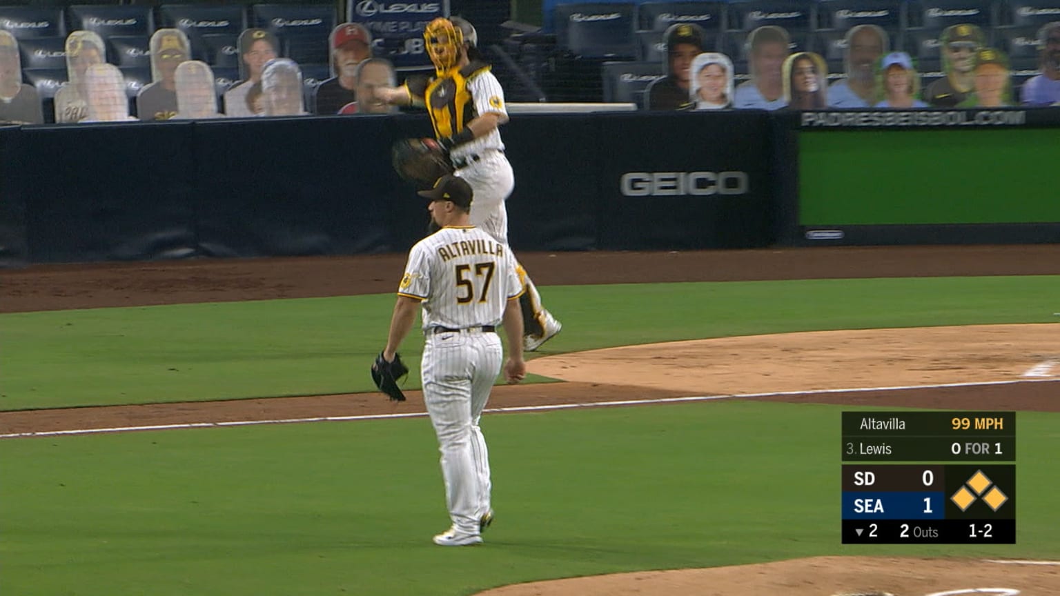 Dan Altavilla strikes out Kyle Lewis to end the 2nd | 09/19/2020 | San ...