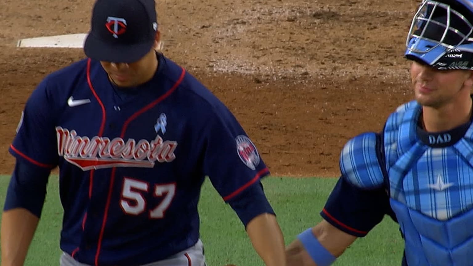 Hansel Robles K's Jason Martin for the final out | 06/20/2021 ...