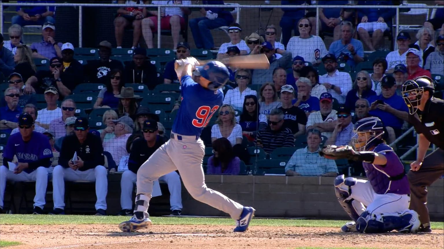 Alfonso Rivas knocks an RBI single to right field | 03/03/2020 ...