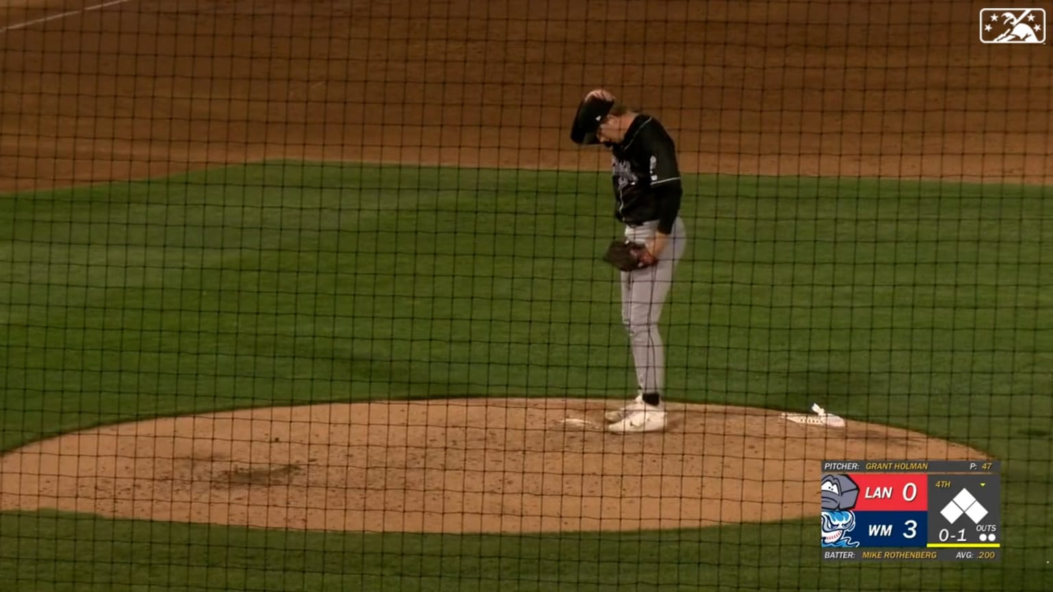 Grant Holman records immaculate inning | 04/15/2022 | Athletics