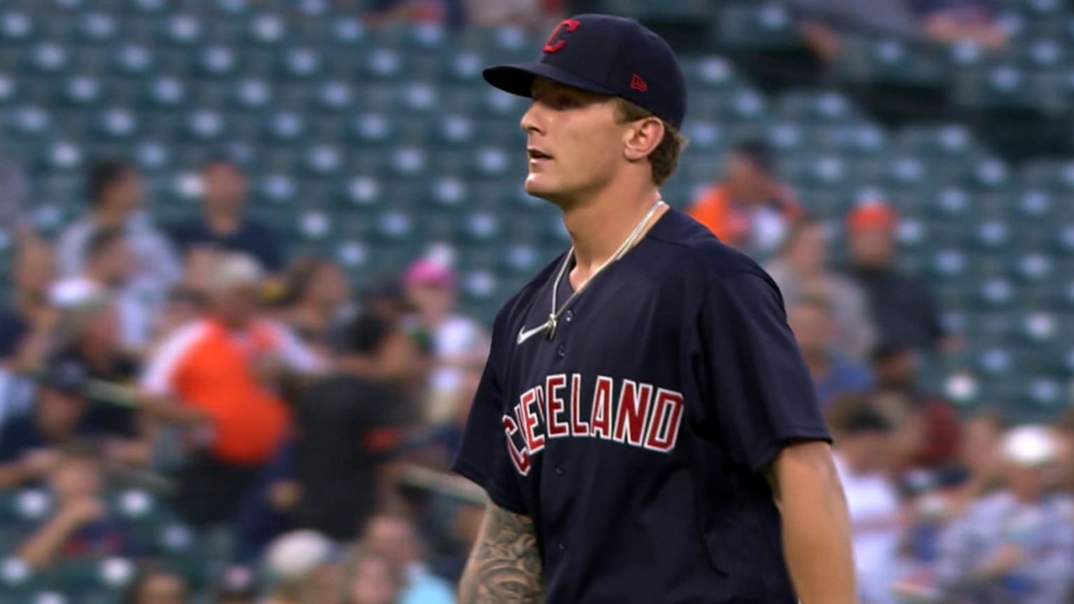 Zach Plesac strikes out nine over 7 2/3 innings | 08/13/2021 ...