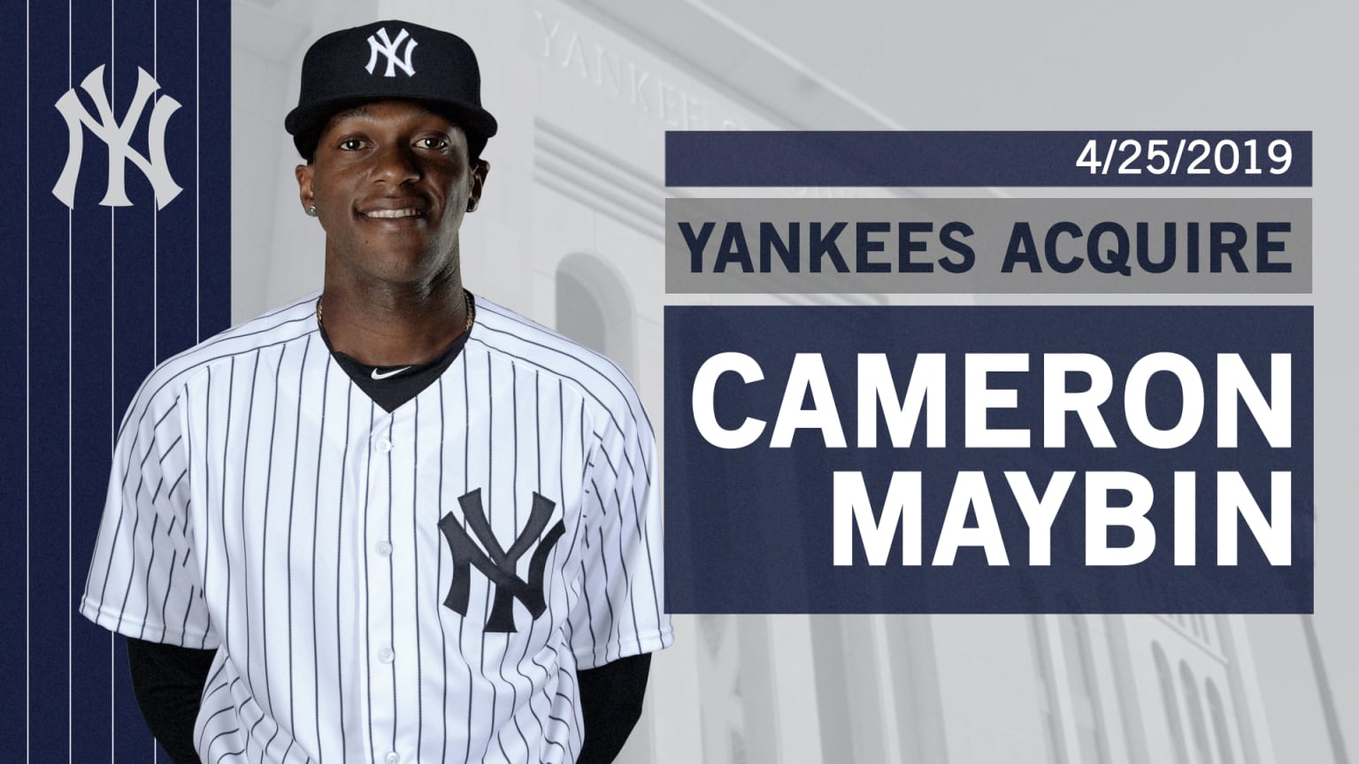 Yankees Acquire Cameron Maybin in trade | 04/25/2019 | New York Yankees