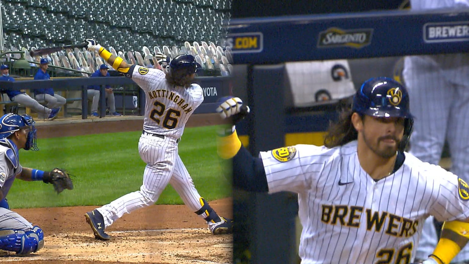 Jacob Nottingham crushes a grand slam to left field | 09/18/2020 | MLB.com