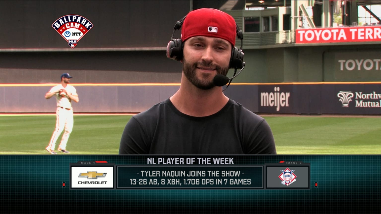 Tyler Naquin joins IT to talk NL Player of the Week | 08/25/2021 ...