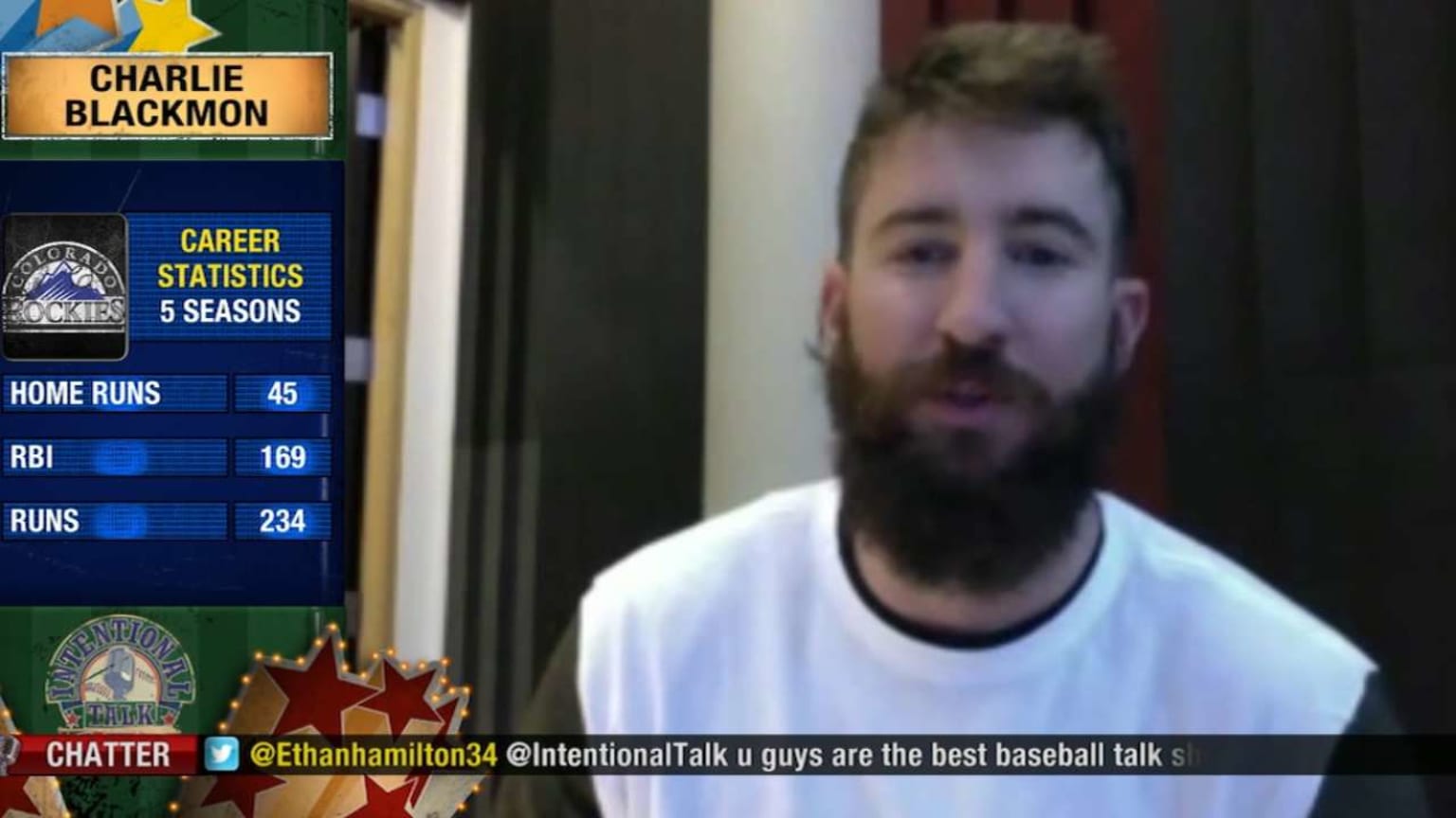 Blackmon joins Intentional Talk | 01/25/2016 | MLB.com