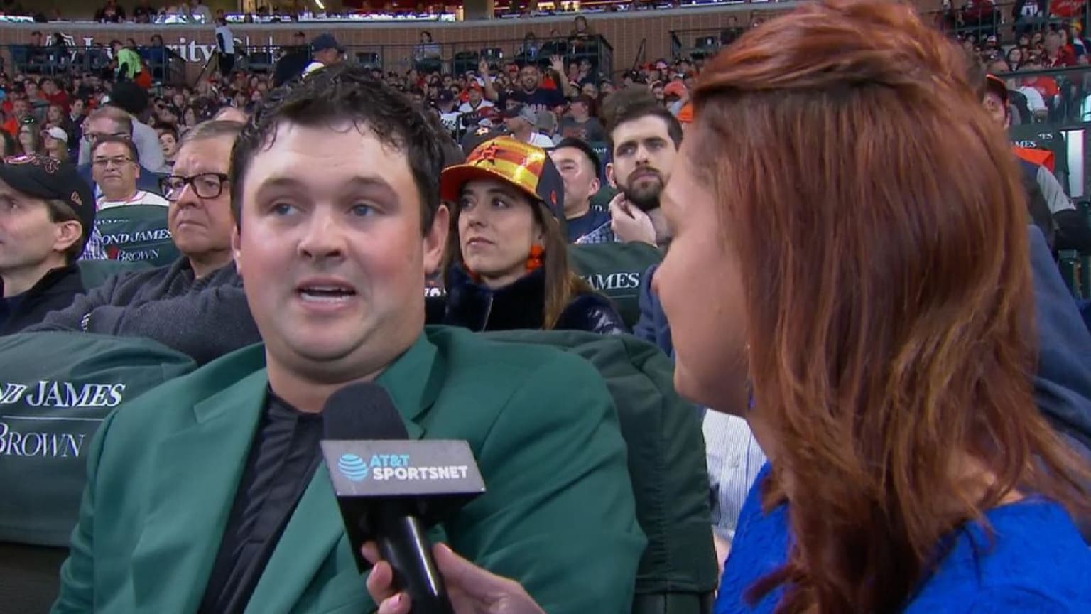 TEX@HOU: Patrick Reed talks Astros, winning Masters | 04/14/2018 ...
