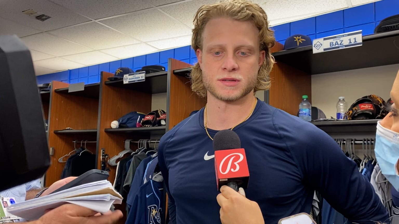 Shane Baz talks his upcoming start vs. Blue Jays | 02/07/2022 | Los ...