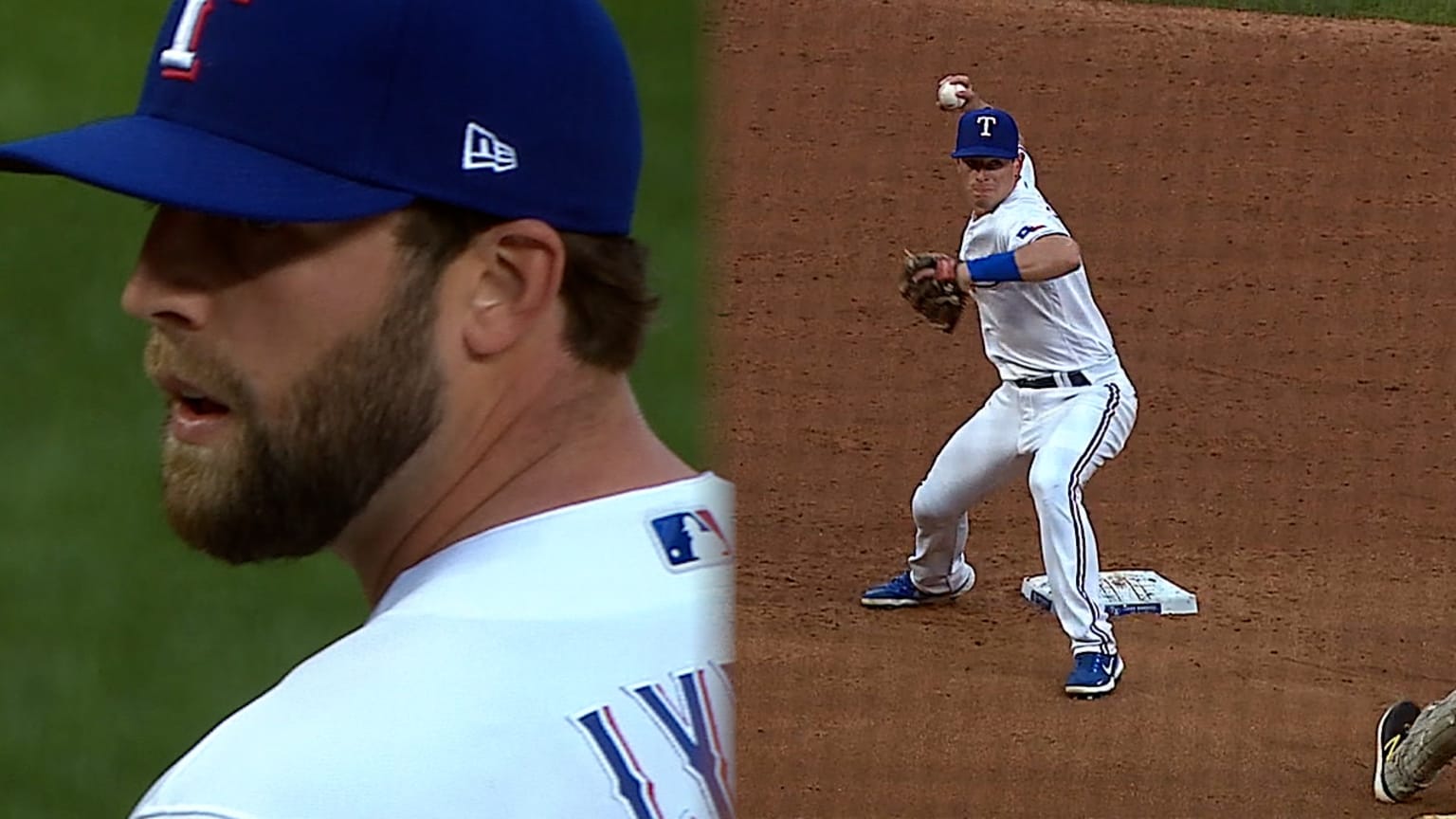 Jordan Lyles escapes bases-loaded jam in the 3rd | 04/10/2021 | Texas ...